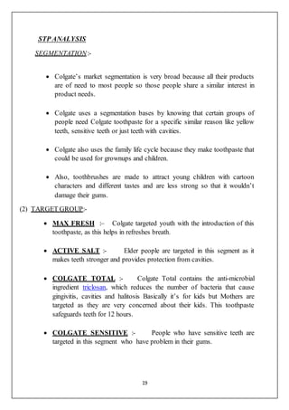 Colgate case study | DOCX