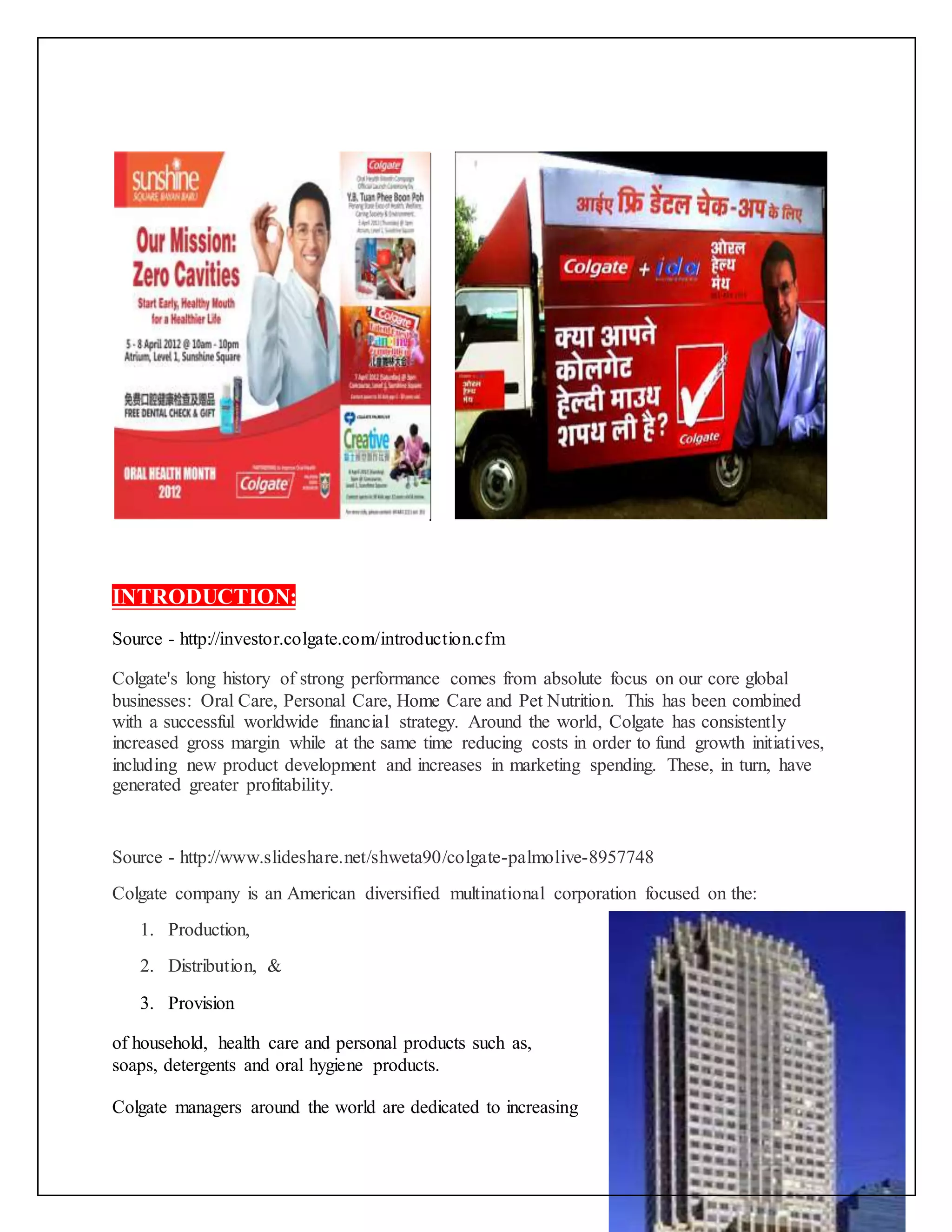 Colgate Company | DOCX