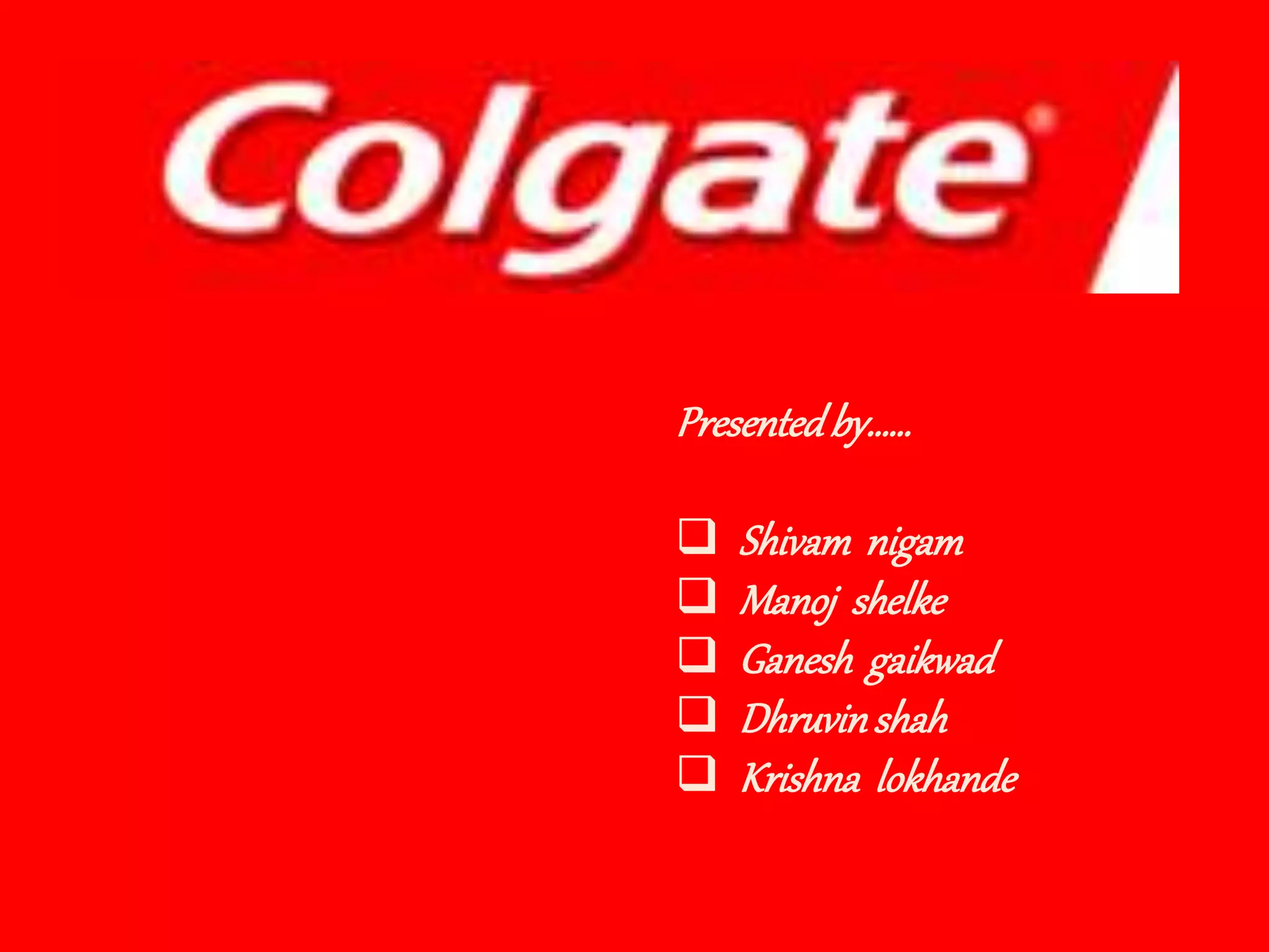 Colgate | PPT