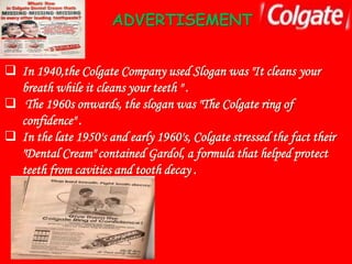 Colgate Advertisement Slogan