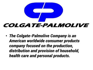 Colgate Precise :A Harvard case study | PPT