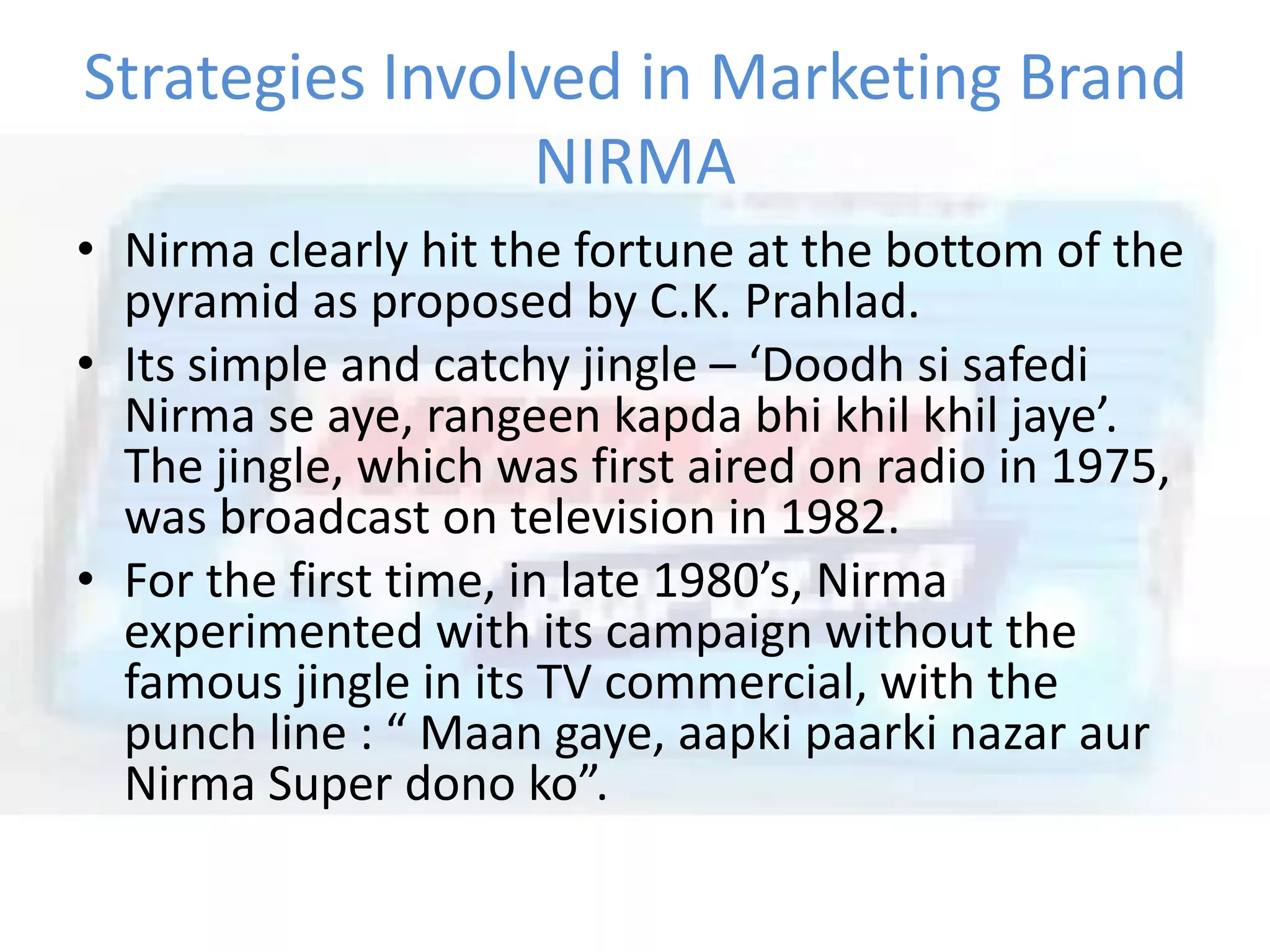 Colgate nirma | PPTX
