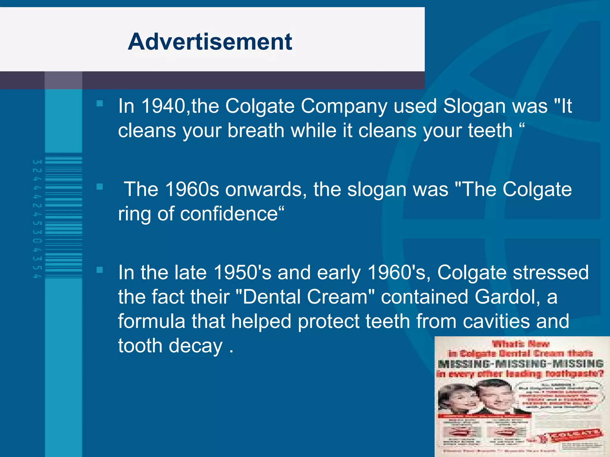 Case Study 2: Colgate Palmotive Company | PPT