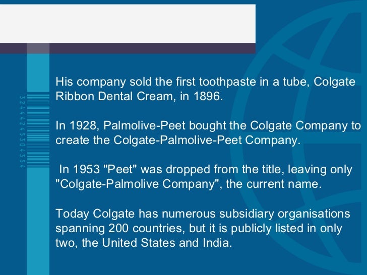 Colgate Palmolive Historical Quotes
