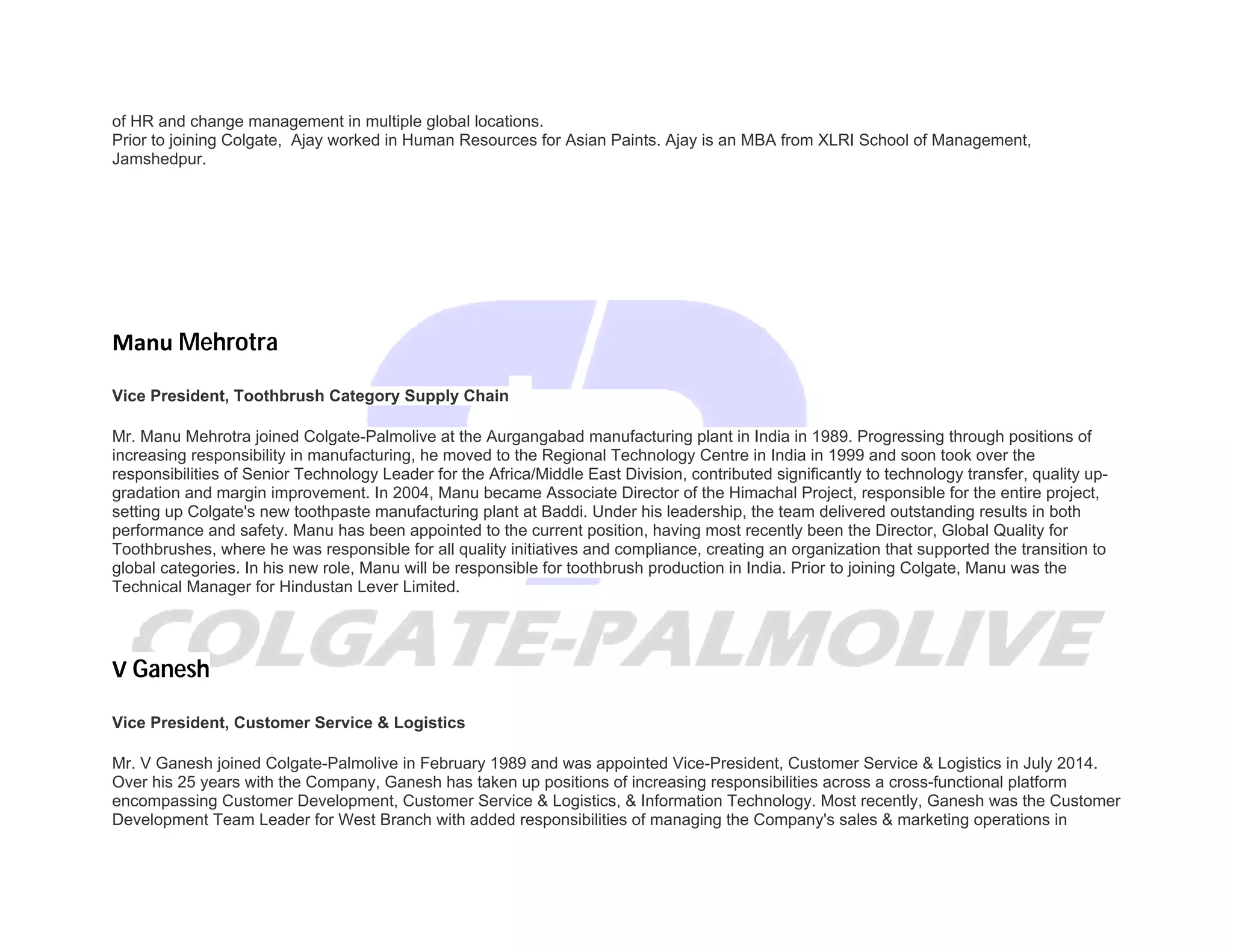 Colgate palmolive | PDF