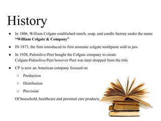 Colgate-Palmolive Case Study | PDF