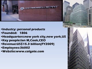 Colgate case study | PPT