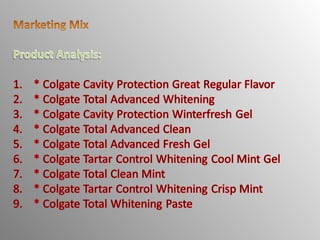 markreting of Colgate india | PPS