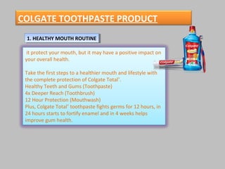 markreting of Colgate india | PPS