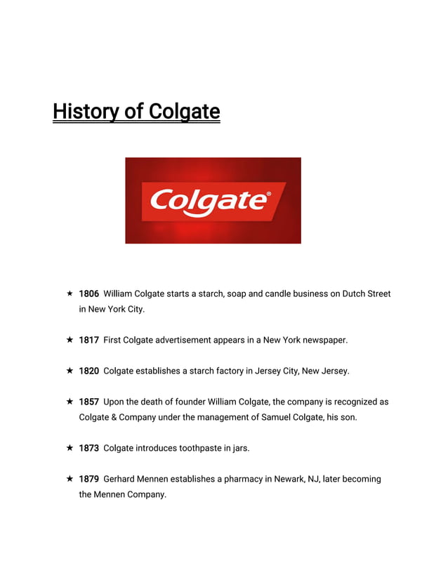 Colgate and pepsodent | PDF
