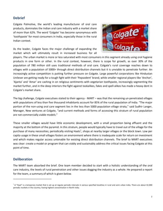Colgate case study | PDF