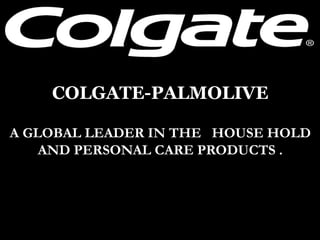 Colgate case study | PDF