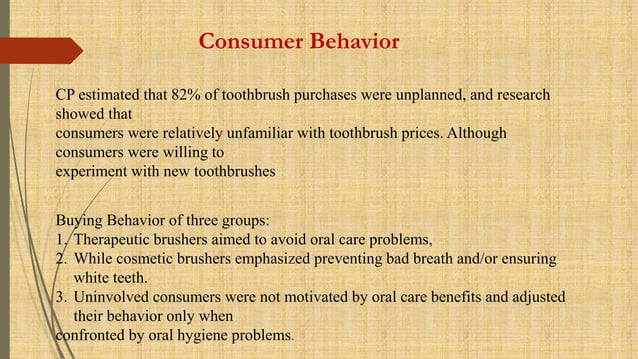 Colgate case study | PPTX | Oral care | Personal Care