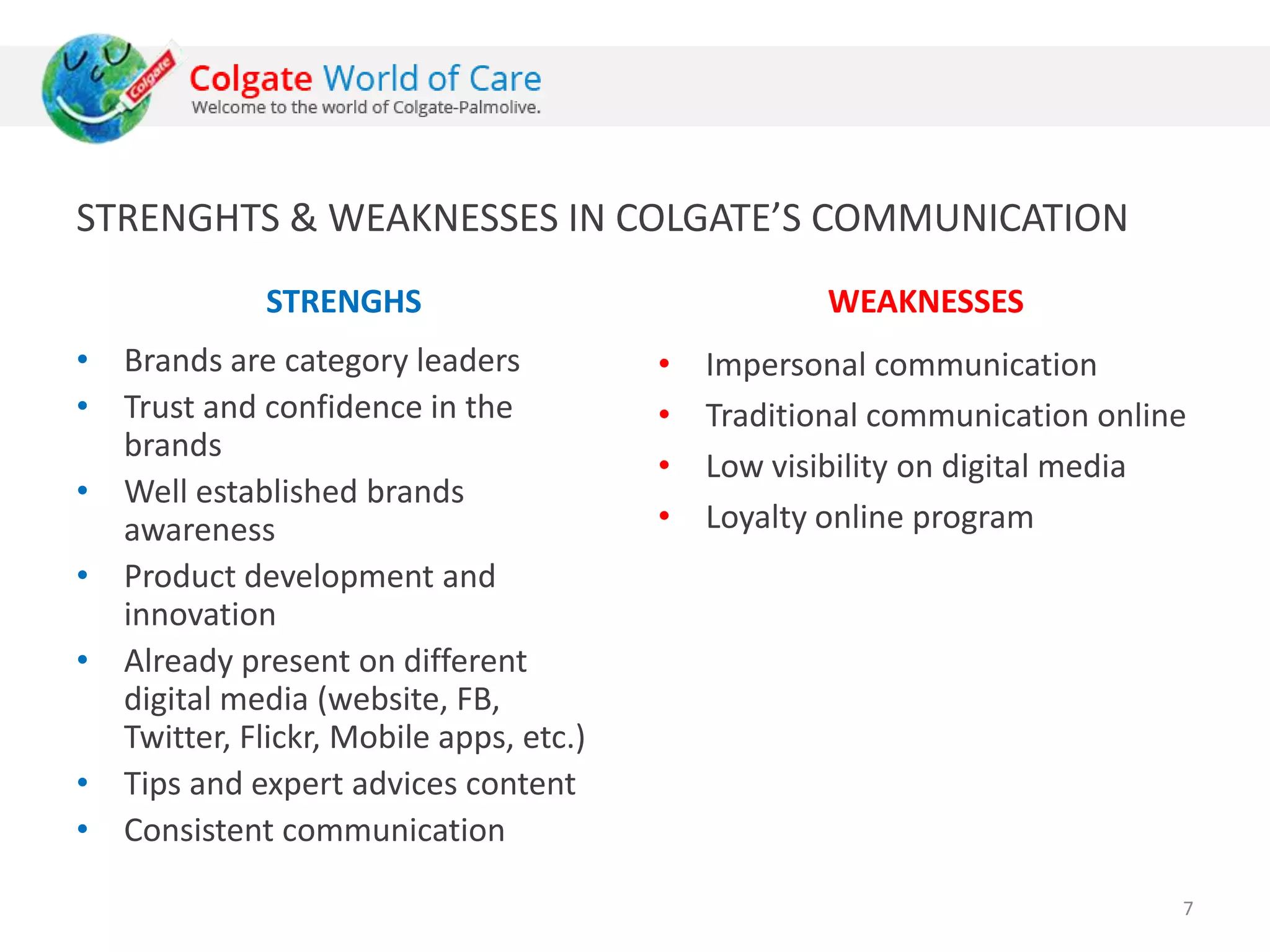 Colgate case study | PPT