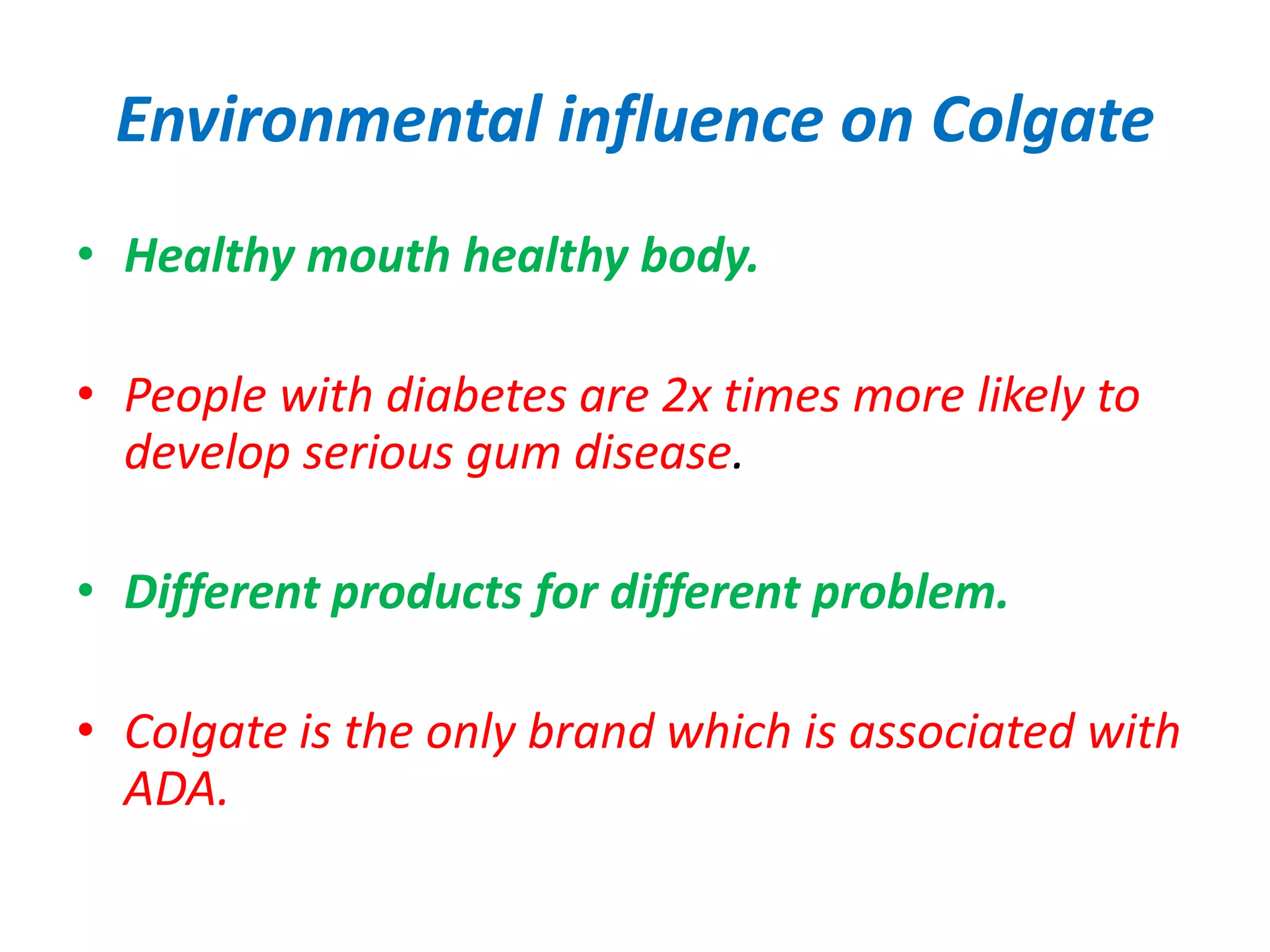 Colgate consumer behaviour | PPTX