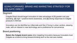 Colgate DTC branding strategy | PPTX