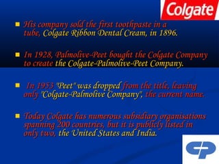 Colgate final | PPT