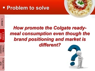 Colgate kitchen entrees Irish market 02-08-13 | PPTX