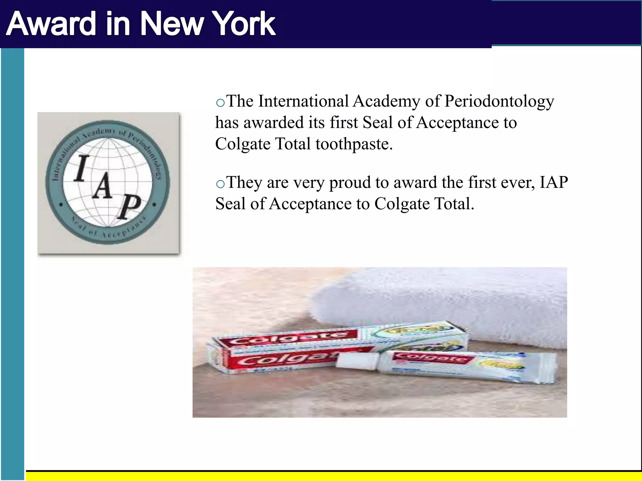 Colgate new ppt | PPTX