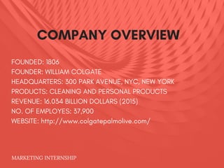 Colgate and Palmolive | PDF