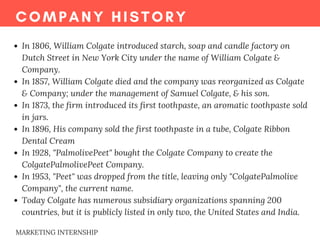 Colgate and Palmolive | PDF