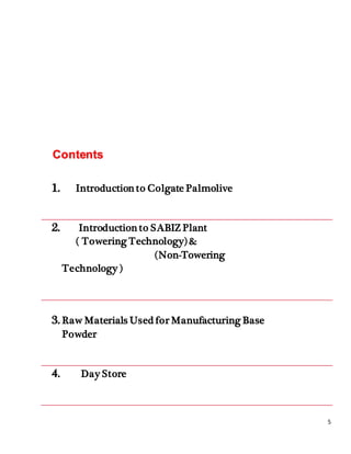 Colgate Palmolive Pakistan Pvt Ltd Internship Report 2017 | DOCX