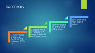 Colgate plax_Brand extension analysis | PPTX