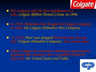Colgate Ppt. | PPT
