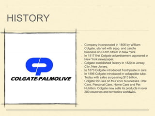 Colgate ppt | PPTX | Oral care | Personal Care