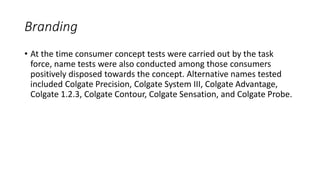 Colgate precision case study analysis | PPTX
