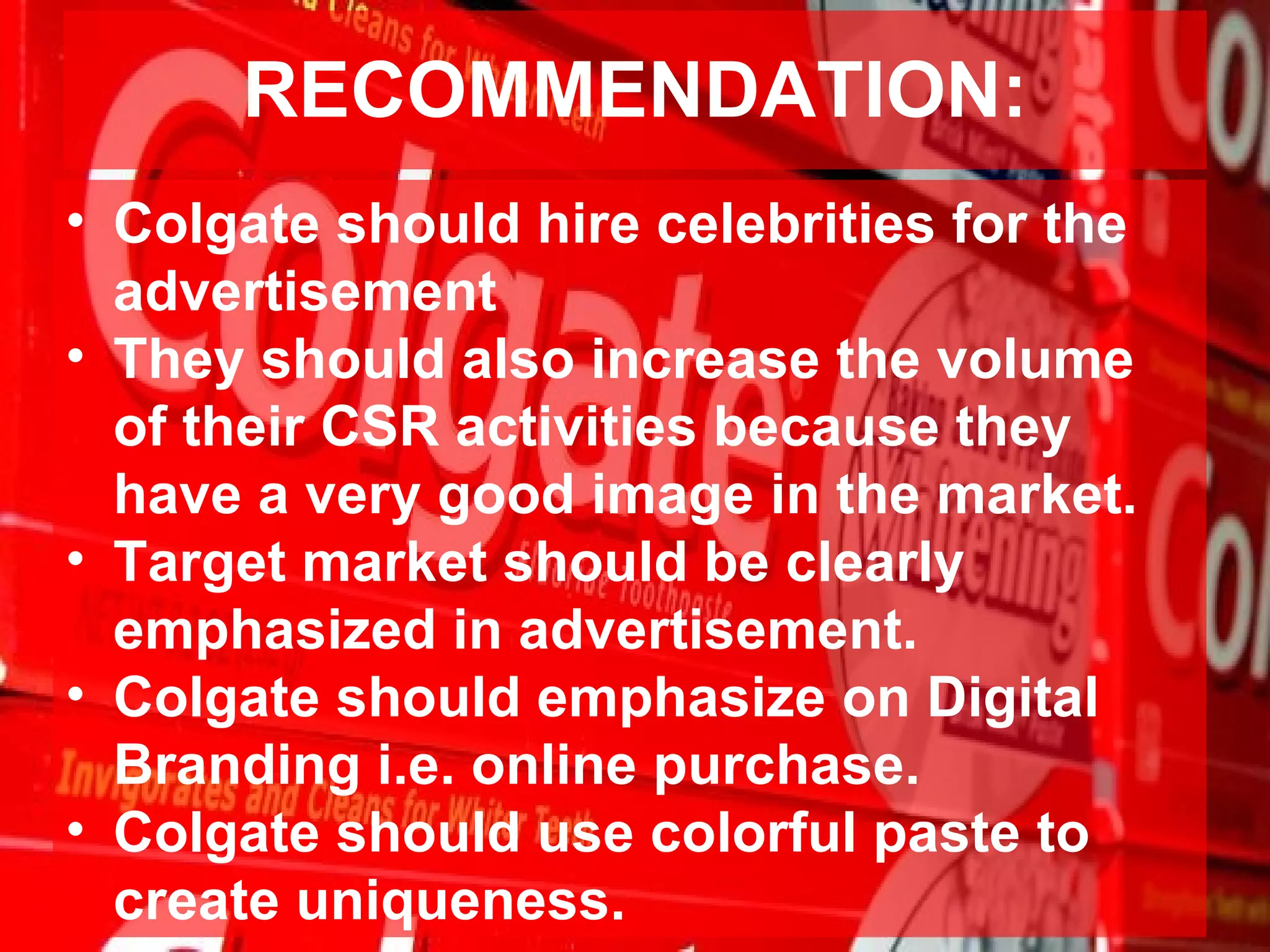 Colgate Presentation | PPT