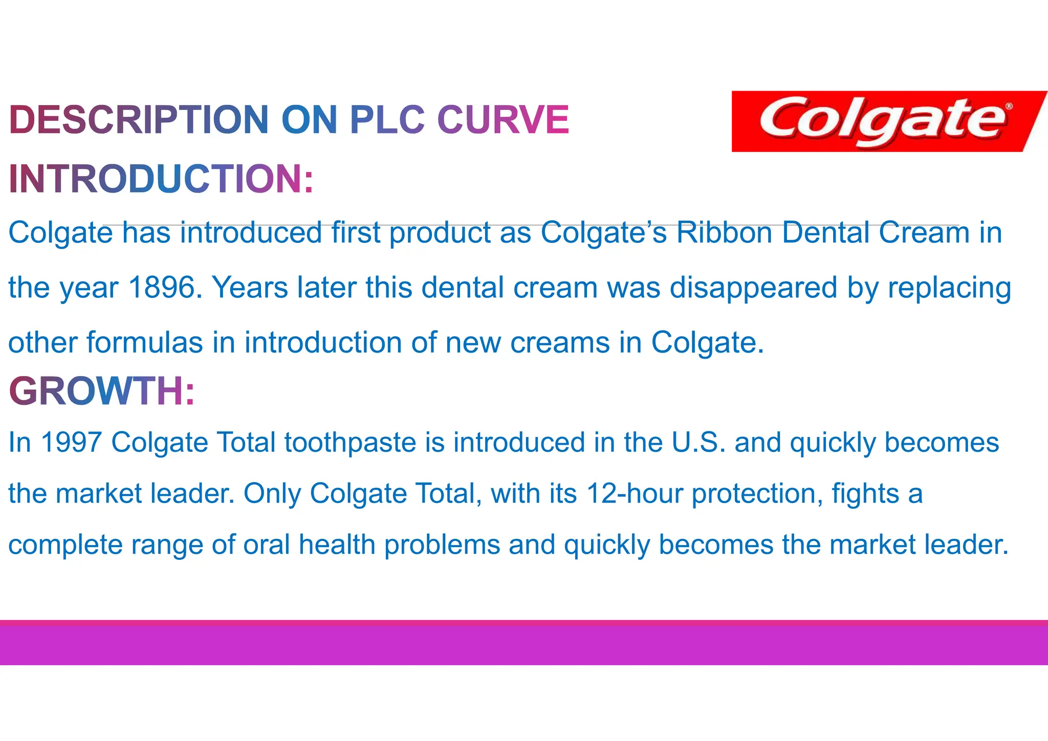 Colgate Product life cycle ppt- roll no 70 harshal naik.pdf
