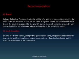 Colgate Palmolive project | PPTX