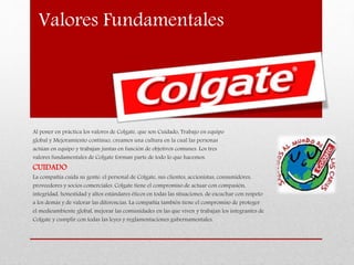 Colgate t.o.p sena | PPTX