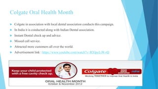Colgate toothpaste content analysis by s sreekanth and snathavi rao | PPTX