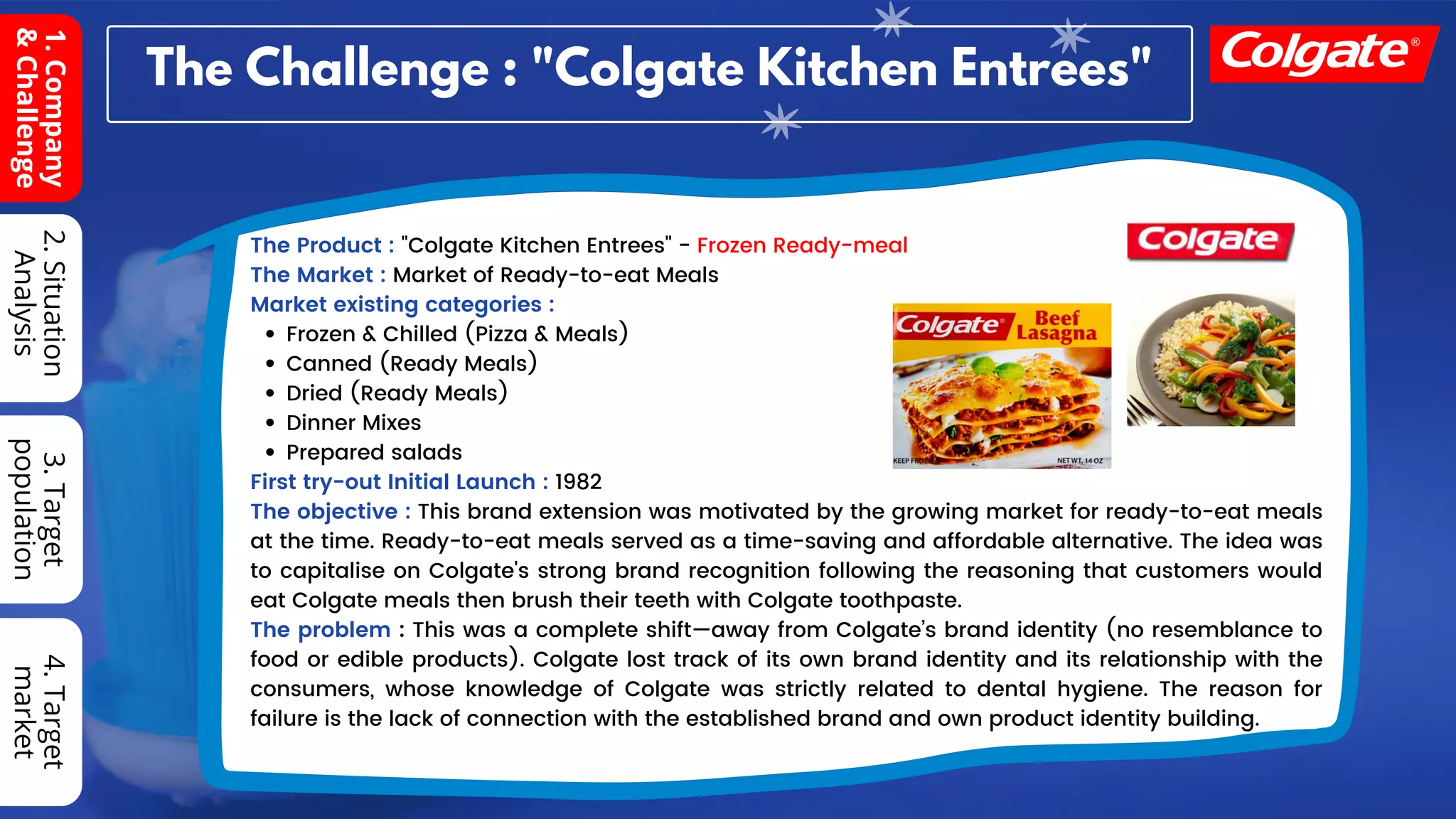 Colgate Kitchen Entrees Repositioning - Market research Document (PART ...