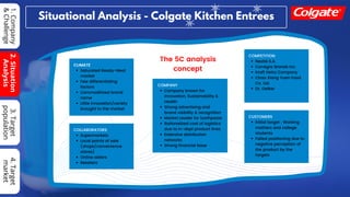 Colgate Kitchen Entrees Repositioning - Market research Document (PART ...