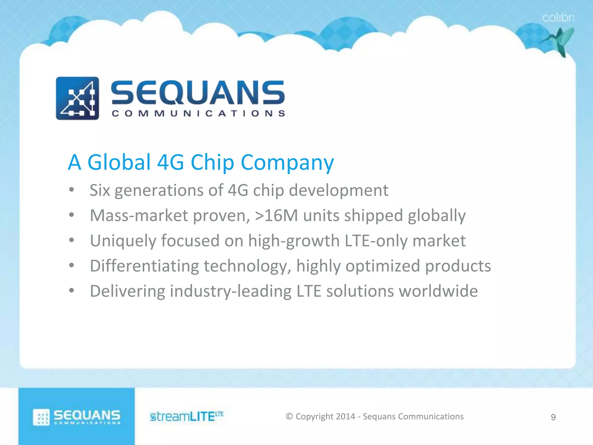 Sequans introduces Colibri LTE chipset platform for the Internet of ...