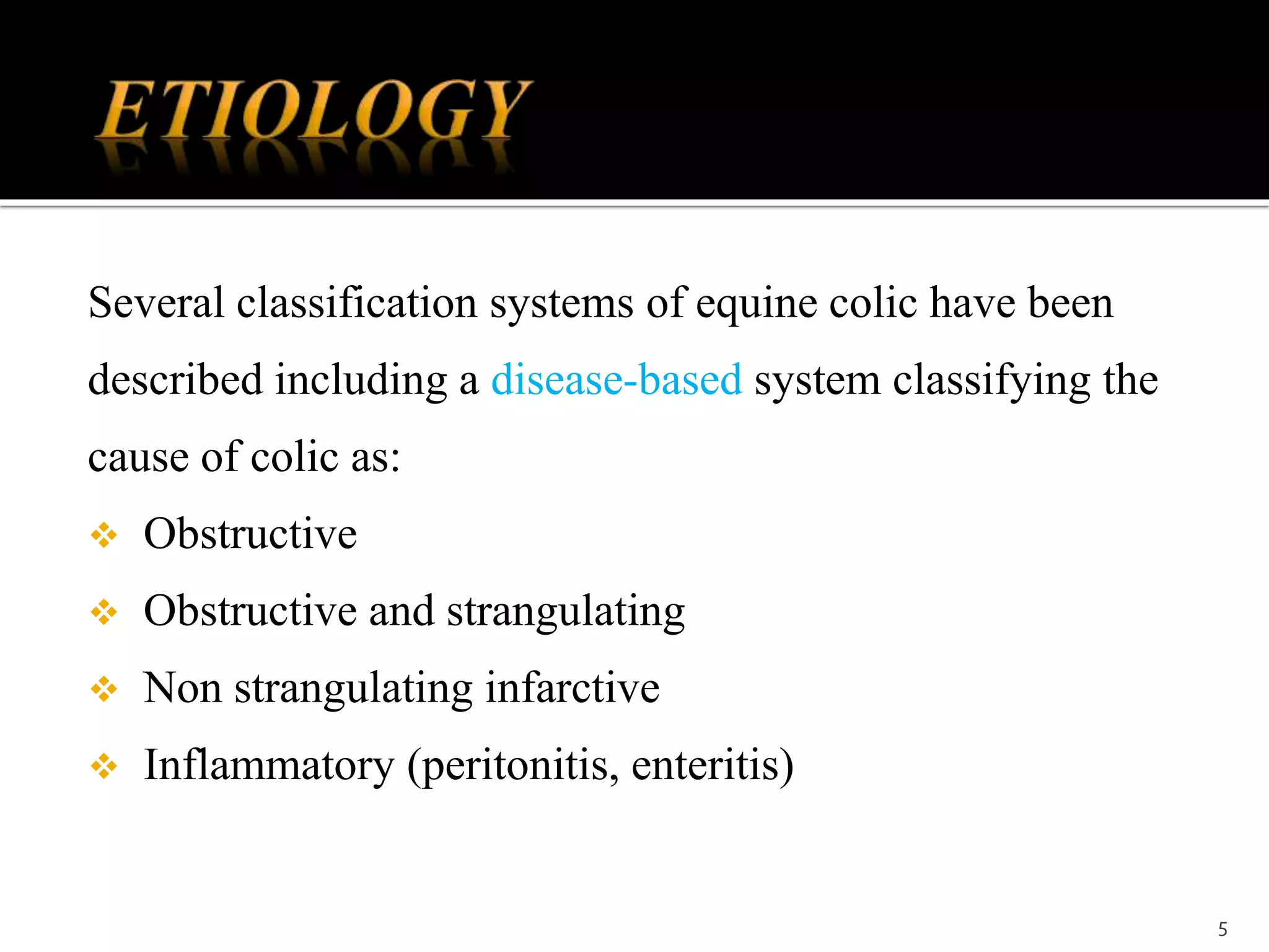 equine colic.types of colic, symptoms, diagnosis, treatment and ...