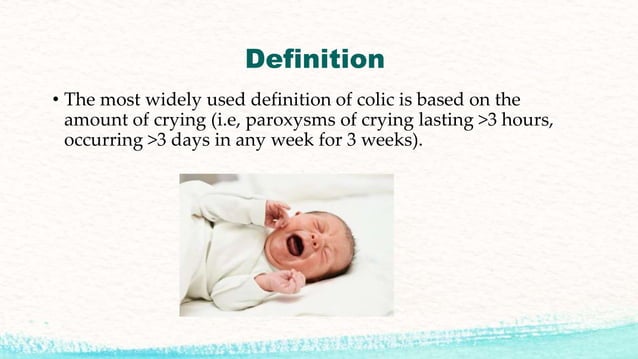 Colic -medical information |management | diagnosis | a brief study | PPT