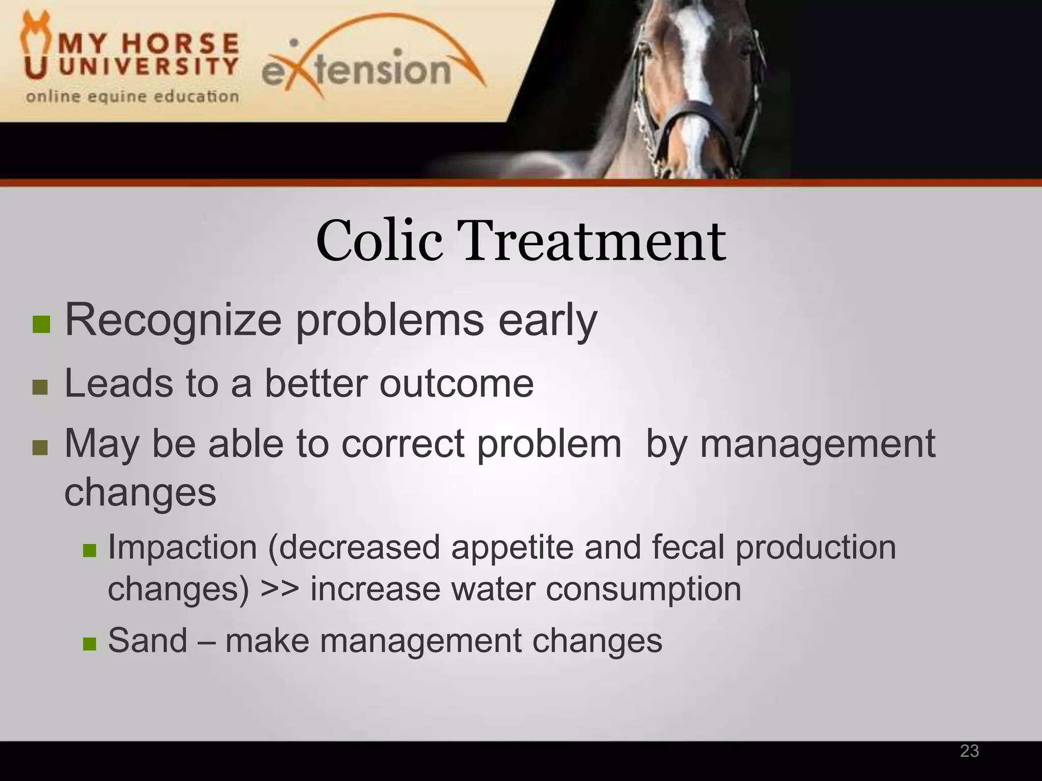 Colic: Diagnosis, Treatment and Prevention (Carr) | PPTX