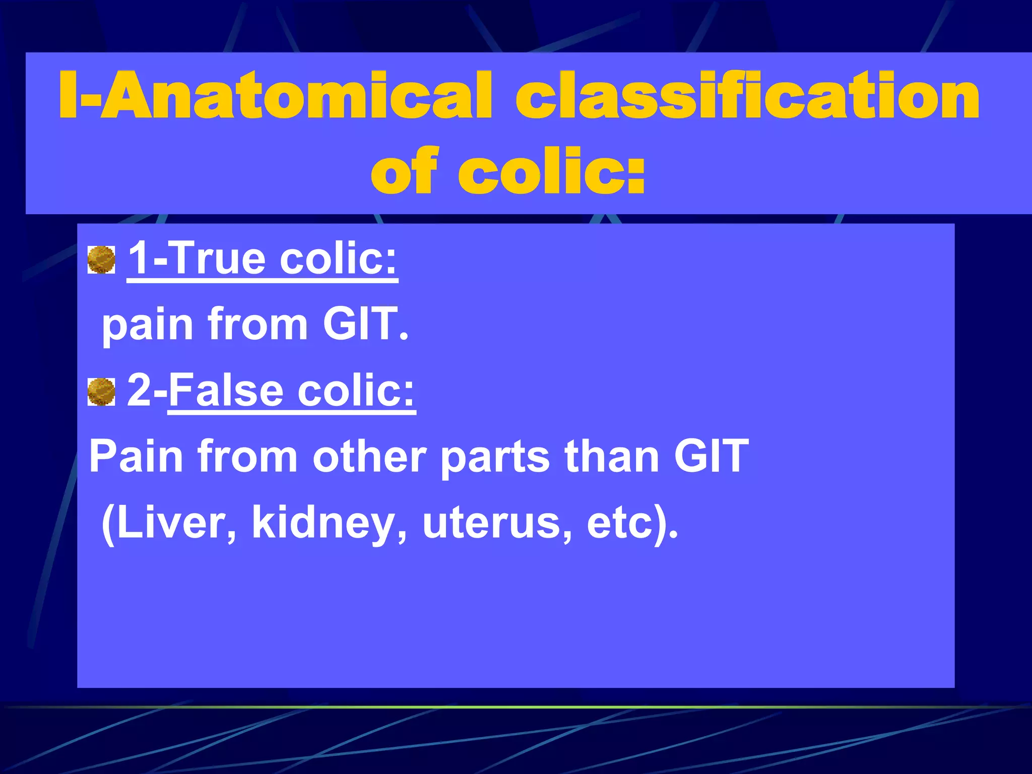 Colic in equines Prof. Dr hamed attia | PDF