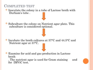 Biological analysis of water coliform.pptx