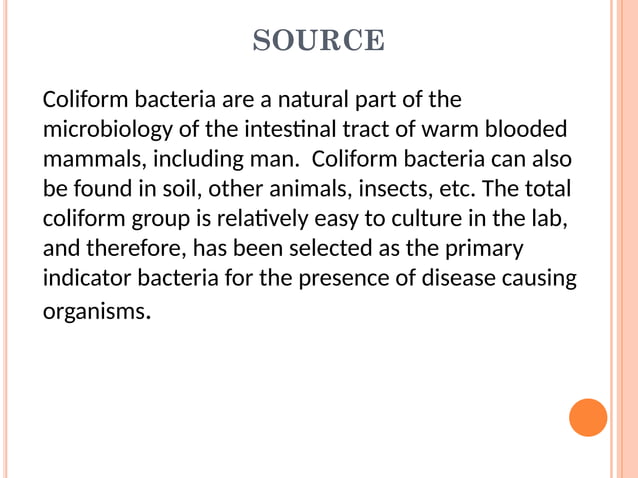 Biological analysis of water coliform.pptx