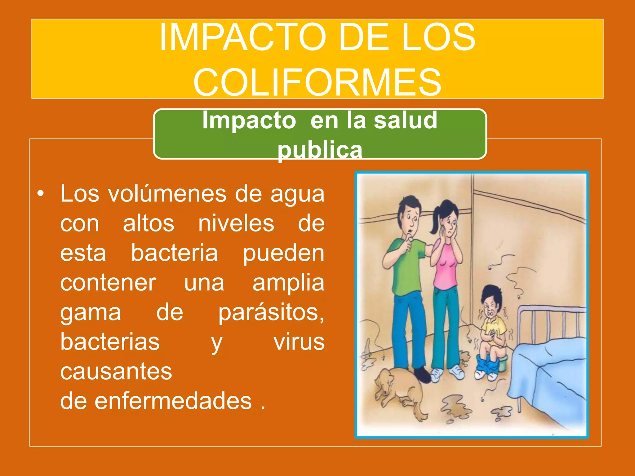 Coliformes totales y termotolerantes como contaminantes de agua de río ...