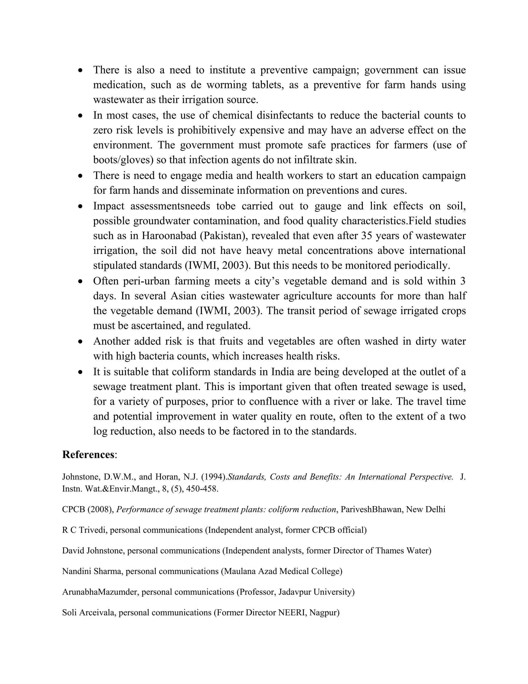 Coliform standards in_india | PDF