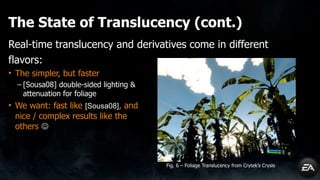 Colin Barre-Brisebois - GDC 2011 - Approximating Translucency for a ...