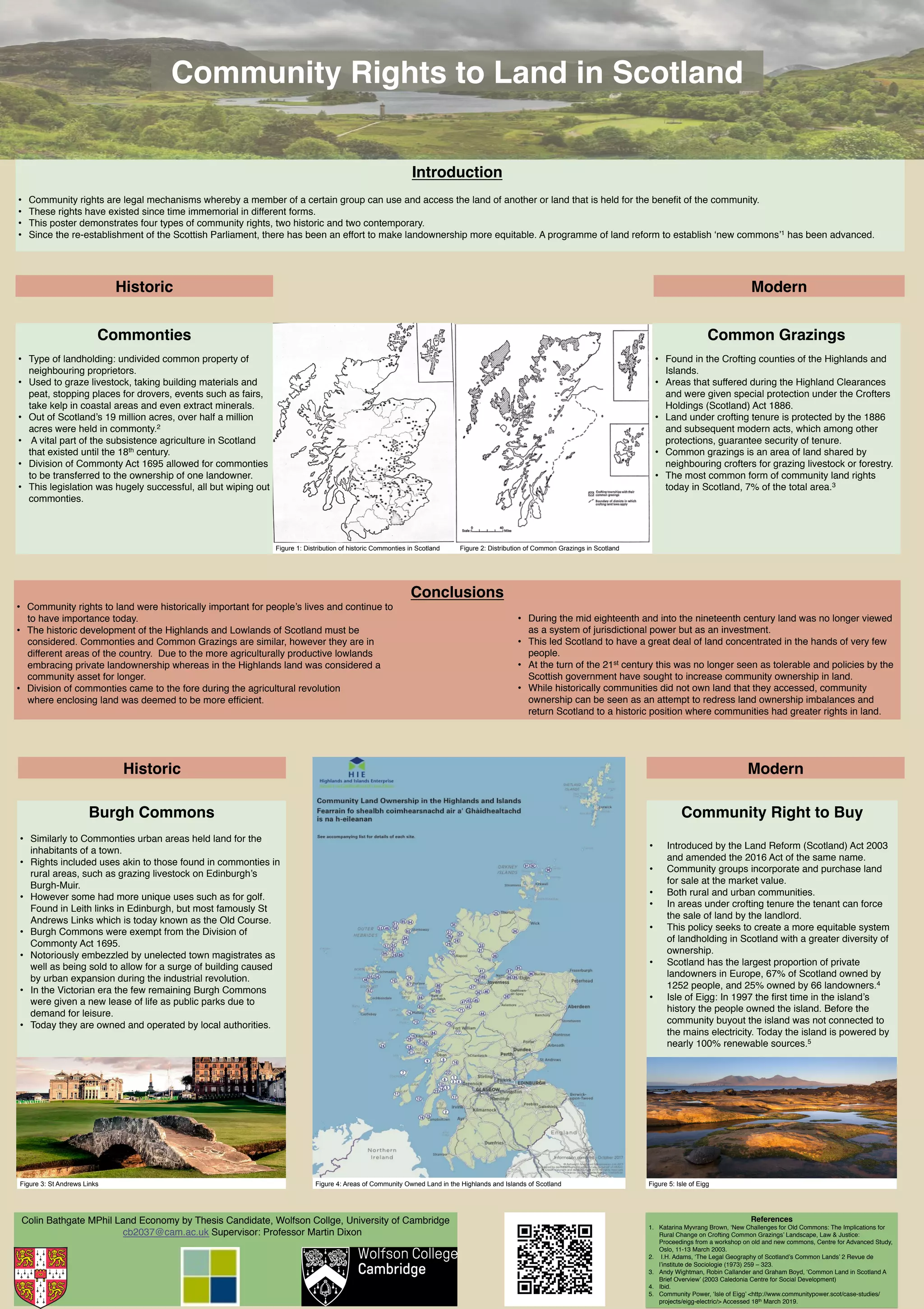 Community Rights to Land in Scotland Poster Presentation | PDF