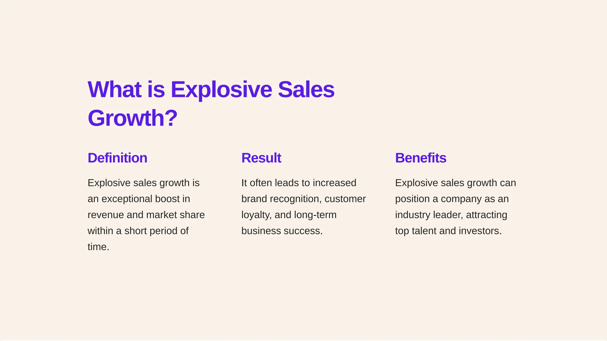 Strategies for Explosive Sales Growth: Colin Deamer | PPTX
