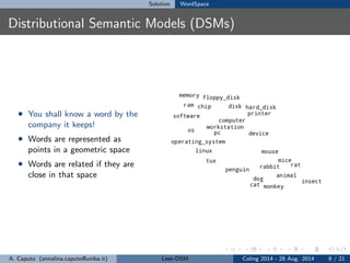 COLING 2014 - An Enhanced Lesk Word Sense Disambiguation Algorithm ...